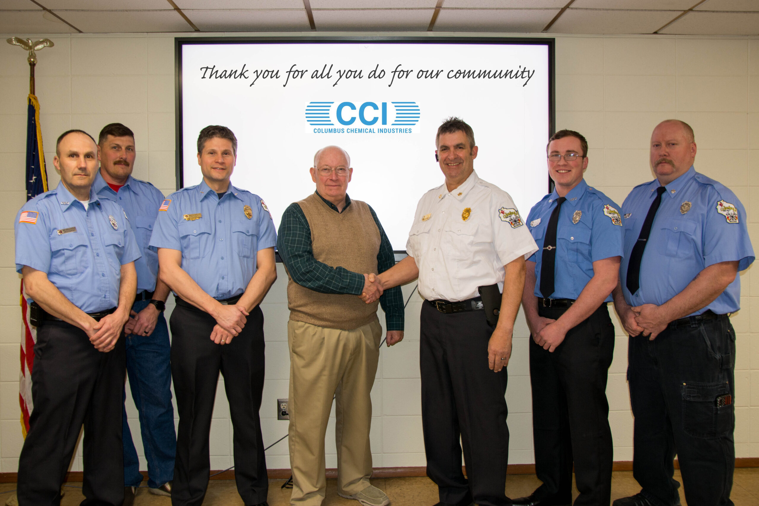 CCI and Columbus Fire Department unveil new Digital Whiteboard ...
